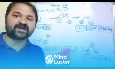 Learn heap sort algorithm with example heap sort example step by step - Mind Luster