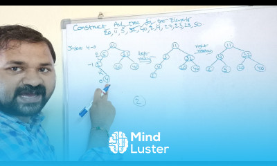 Learn construct AVL tree for 20 11 5 32 40 2 4 27 23 28 50 avl tree ...