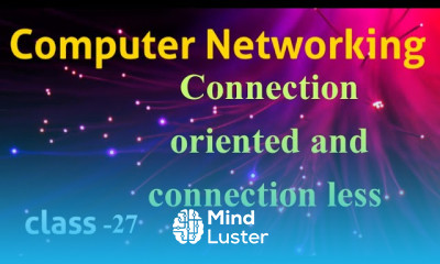Learn Connection vs Connection less in Computer Networking CN classes in Telugu - Mind Luster