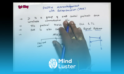 Learn Positive Acknowledgement Retransmission protocol CN classes in Telugu - Mind Luster