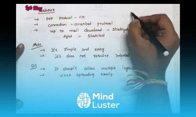 Learn POP Protocol in transport layer Computer Networks in Telugu - Mind Luster