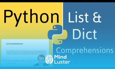 Learn Python for Data Analysis List Comprehensions - Mind Luster