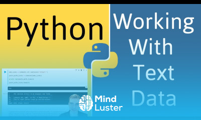 Learn Python for Data Analysis Working With Text Data - Mind Luster