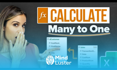 Learn DAX CALCULATE Trick to Pass Filters from Many to One Side of Relationship - Mind Luster