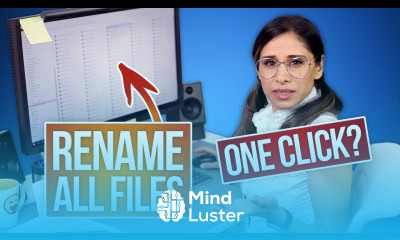 Learn Easily Rename All Files In Folders NOOB vs PRO rename files based on an Excel table with ...