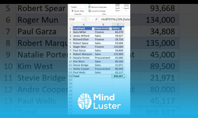 Learn Add a Total Row to Excel Tables With 1 Click shorts - Mind Luster