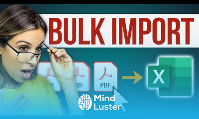 Learn Bulk Combine PDF files to Excel without losing formatting NO 3rd party software - Mind Luster