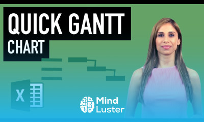 Learn How to Quickly Make a Gantt Chart in Excel - Mind Luster