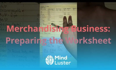 Learn Merchandising Business Completing the Accounting Cycle Part 2 ...