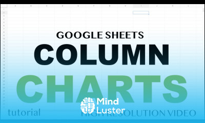 Learn Google Sheets Column Charts Bar Chart with Line Trendline Tutorial - Mind Luster