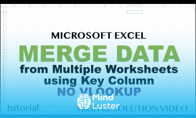 Learn Excel Merge Data from Multiple Sheets Based on Key Column - Mind Luster