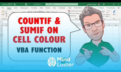 Learn COUNTIF and SUMIF on Cell Colour Using VBA Custom Functions - Mind Luster