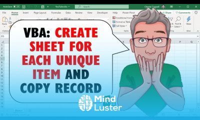 Learn Excel VBA Create New Worksheet For EACH UNIQUE ITEM in List Copy Record - Mind Luster