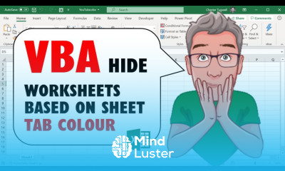 Learn Excel VBA to Hide Worksheets Based on Sheet Tab Colour - Mind Luster