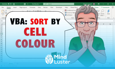 Learn Excel VBA Code to Sort on Cell Colour In An Excel Table - Mind Luster