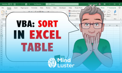 Learn Excel VBA to Sort Column in Table - Mind Luster