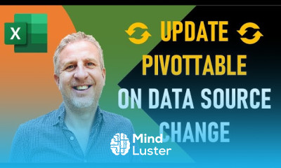 Learn Update PivotTable When Data Source Changes Automatically Refresh a PivotTable With New ...
