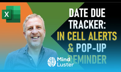 Learn Due Date Pop up Alert in Excel Date Due Tracker Formula Due Date ...