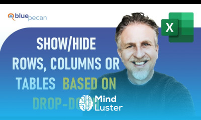 Learn Show Hide Rows or Columns Based on Drop Down Selection Pick Table From Drop Down List ...