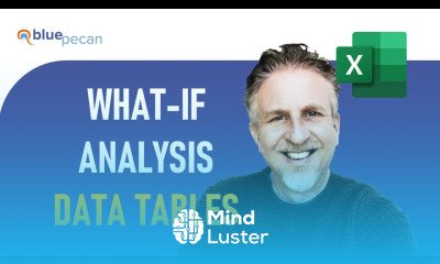 Learn Create Data Tables in Excel What If Analysis Data Tables One Variable and Two Variable ...