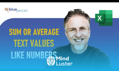 Learn SUM or AVERAGE Text Values Like Numbers in Excel Assign Numeric Value to Text and Sum or ...