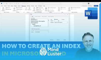 Learn How to Create an Index in Word - Mind Luster