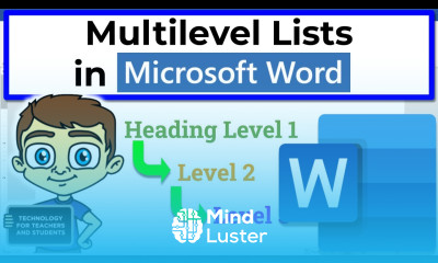 Learn Multilevel Lists in Microsoft Word - Mind Luster