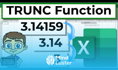 Learn The Excel TRUNC Function - Mind Luster