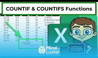 Learn The Excel COUNTIF and COUNTIFS Functions - Mind Luster