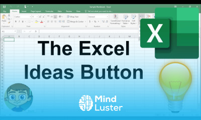 Learn The Excel Ideas Button - Mind Luster