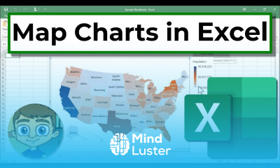 Learn Create a Map Chart in Excel - Mind Luster