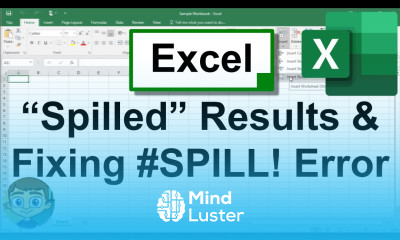 Learn Excel Spilled Results and Fixing the SPILL Error - Mind Luster