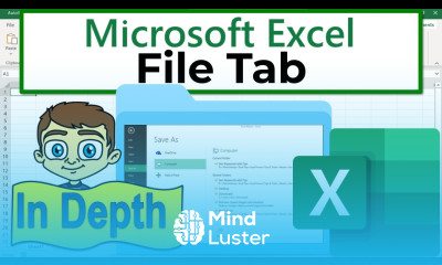 Learn The Excel File Tab in Depth - Mind Luster
