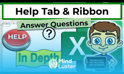 Learn The Excel Help Tab and Ribbon in Depth - Mind Luster