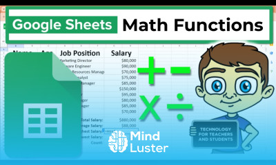 Learn Essential Google Sheets Math Functions - Mind Luster