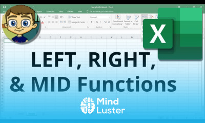 Learn Using LEFT RIGHT MID Functions in Excel - Mind Luster