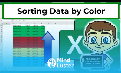 Learn How to Sort Excel Data By Color - Mind Luster