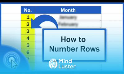 Learn How to Number Rows in Excel The Simplest Way - Mind Luster