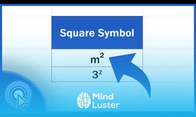 Learn How to Write the Squared Symbol in Excel within Text and as ...