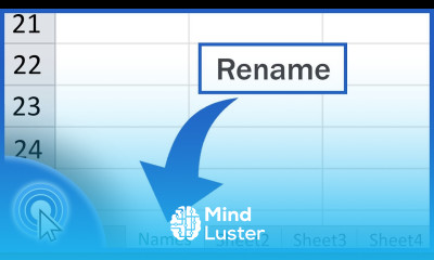 Learn How to Rename Sheet in Excel - Mind Luster
