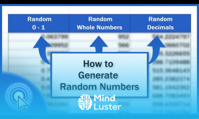 Learn How to Generate Random Numbers in Excel 3 Different Ways - Mind Luster