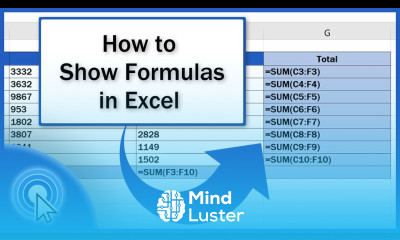 Learn How to Show Formulas in Excel - Mind Luster
