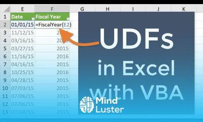 Learn How To Create Custom Functions In Excel With Vba - Mind Luster