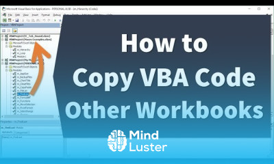 Learn How To Import Or Copy Vba Code To Another Workbook - Mind Luster