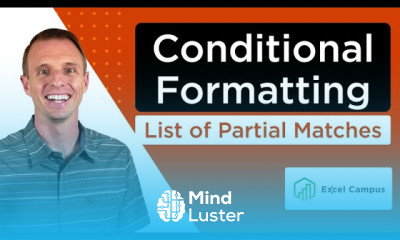 Learn Conditional Formatting For A List Of Partial Matches In Excel - Mind Luster