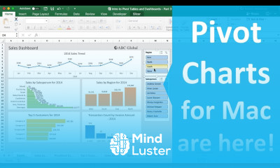 Learn How To Use Pivot Charts In Excel 2016 For Mac - Mind Luster