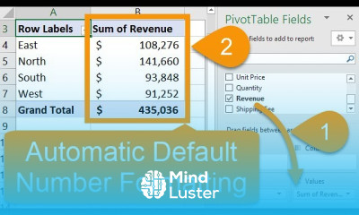 Learn Formatting Numbers In Pivot Tables Automatically part 1 - Mind Luster