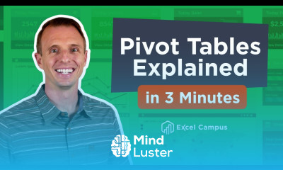 Learn Pivot Tables Explained in 3 Minutes - Mind Luster