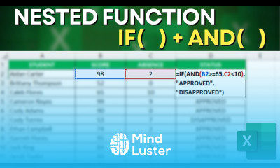 Learn How to Use IF with AND Function Together in Excel Nested Function IF with multiple ...