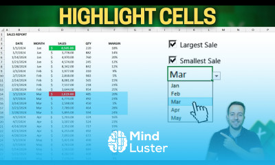 Learn How to Automatically Highlight Cells in Excel using Check Box and DrowDown List - Mind Luster
